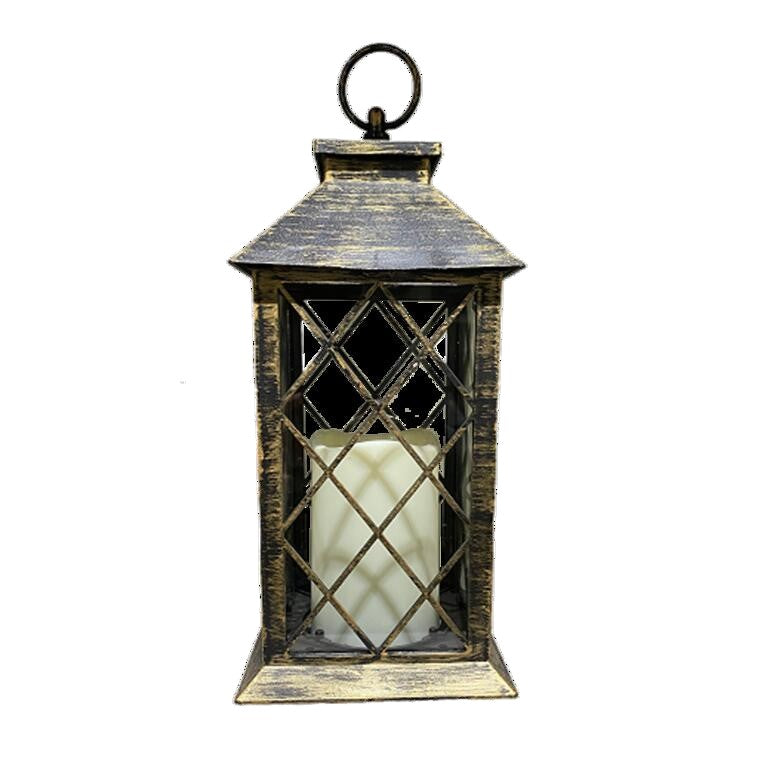 FANAL PLASTICO CON VELA LED 14x14x31 cm – Manescasa | Lo mejor para tu ...